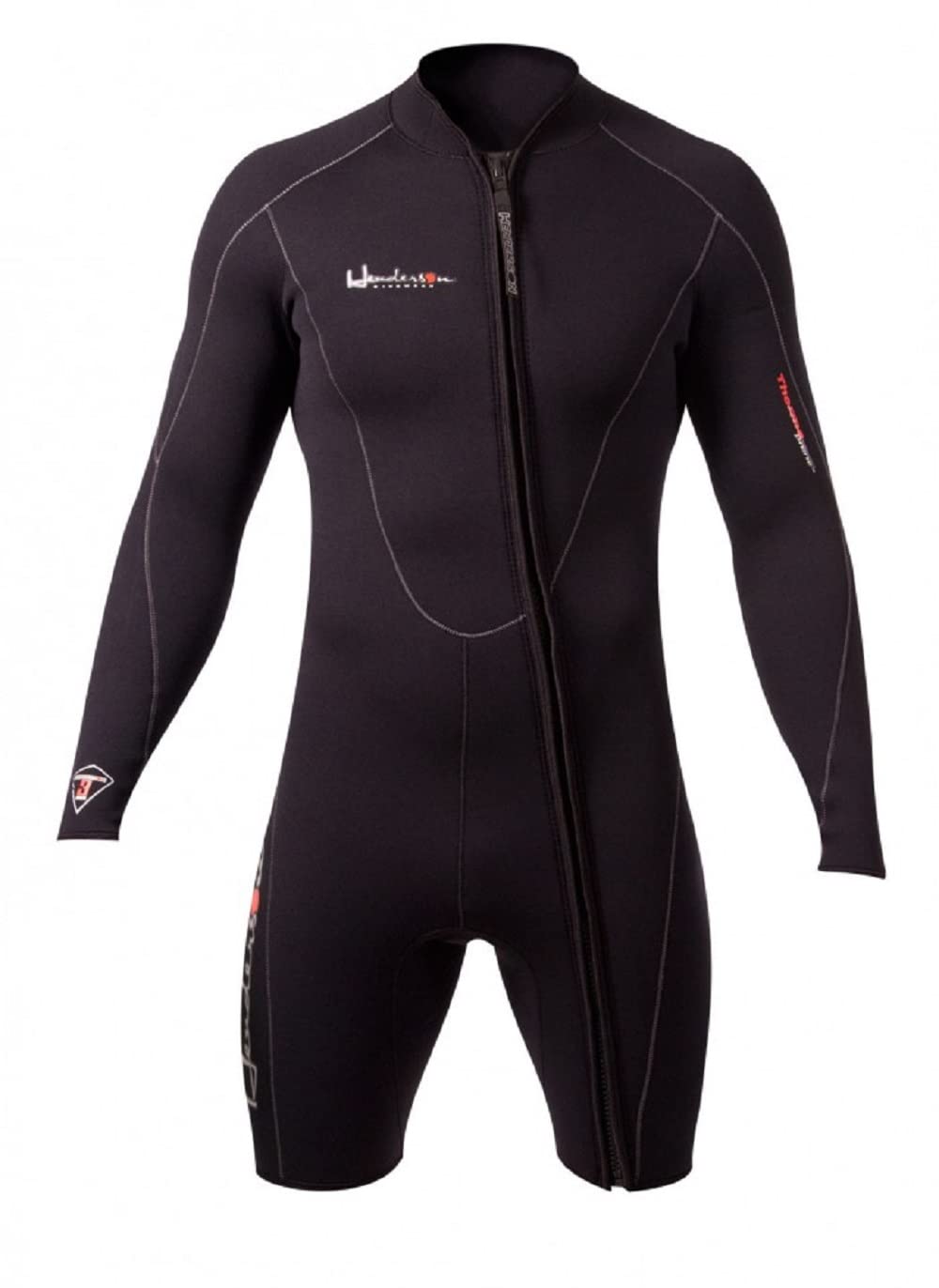 Henderson Man Thermoprene Long Sleeve 3mm Shorty / Jacket (Front Zip) Scuba Diving Wetsuit-Medium