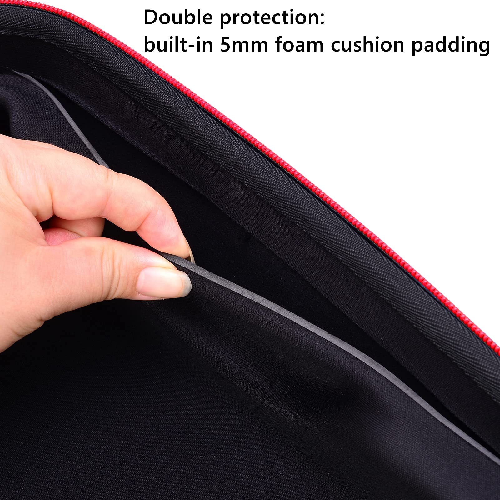 KANG YU Double-Layer Design Protective for ps5 Carrying Case,Hard Shell Have Cushion Padding Travel Storage Bag for Playstation 5 Digital Edition/Disc game Consoles,Waterproof and Shockproof.