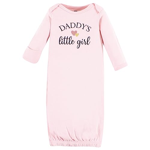 Hudson Baby Unisex Baby Cotton Gowns, Aviation, Preemie/Newborn