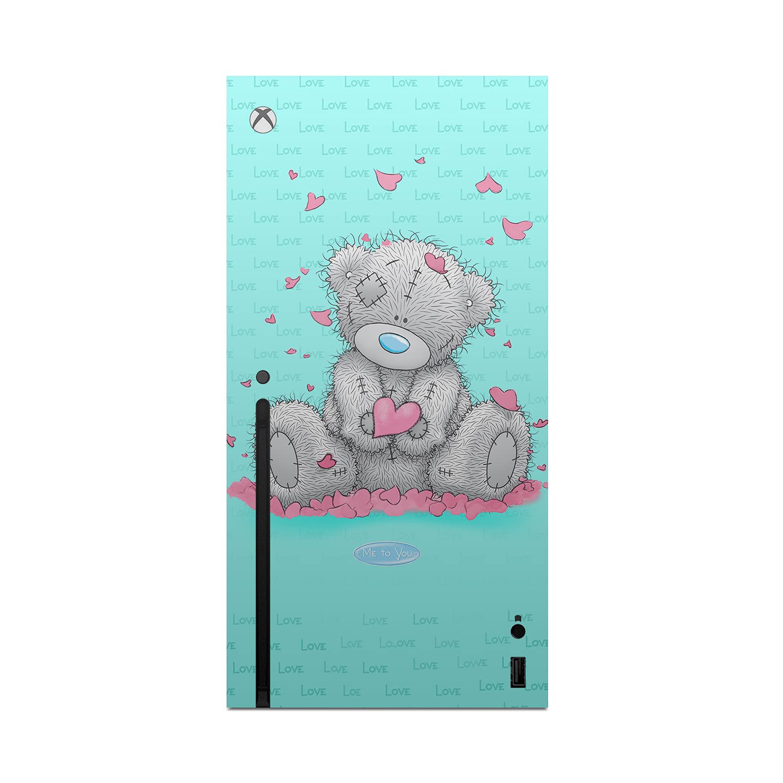 Head Case Designs Officially Licensed Me to You Love Classic Tatty Teddy Vinyl Sticker Gaming Skin Case Cover Compatible with Xbox Series X Console and Controller Bundle