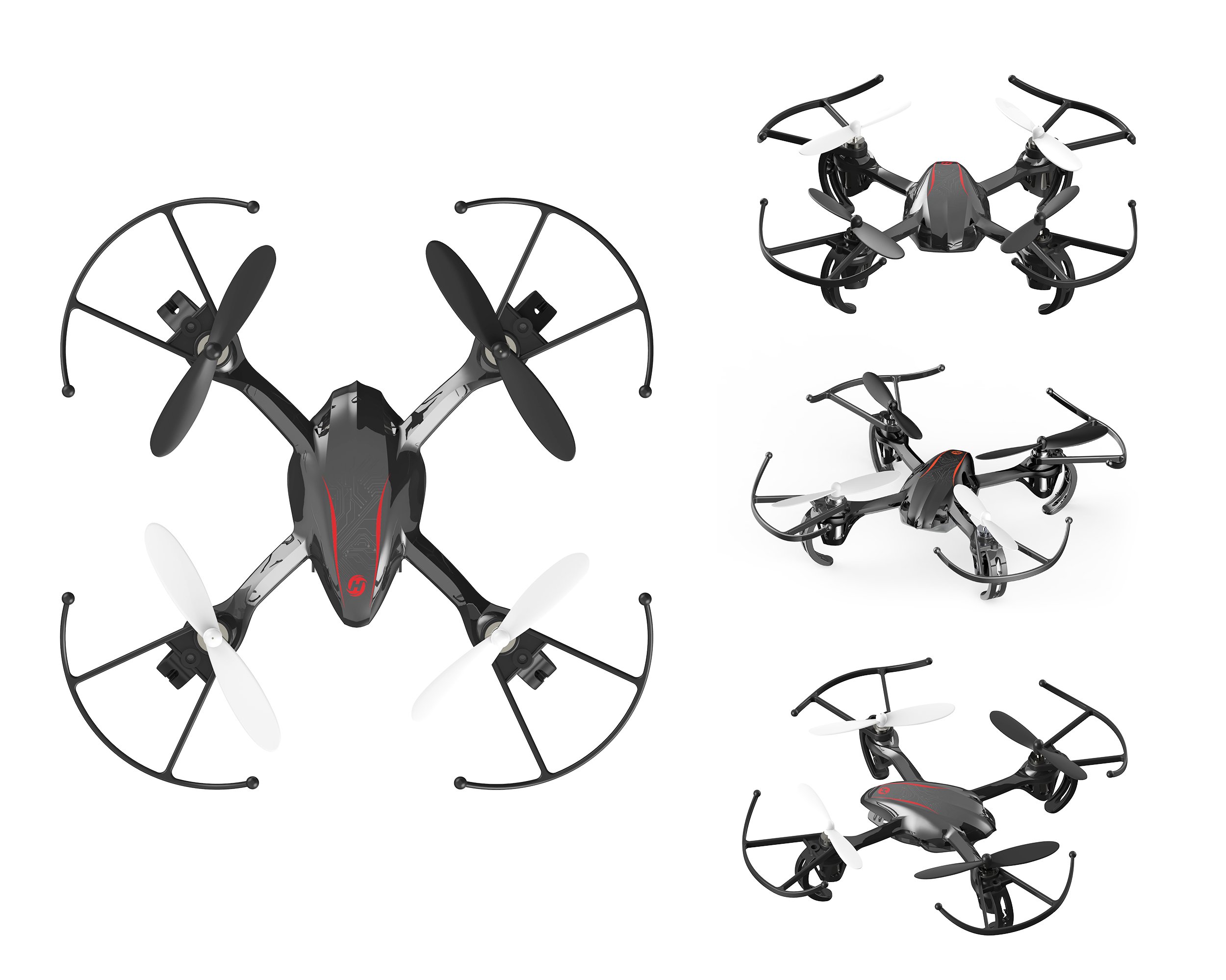 Holy Stone HS170G Night Elven Mini RC Quadcopter Drone with Altitude Hold Function, Headless Mode, 3D Flips, One Key Engine Start Emergency Stop, Color Red