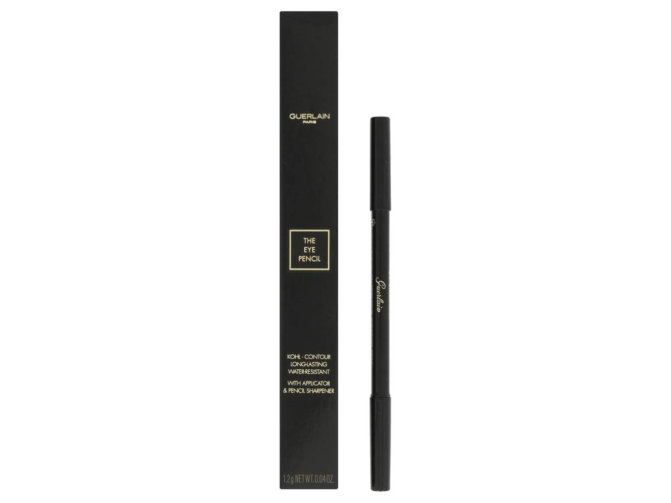 Guerlain The Kohl Contour Water Resistant Eye Pencil # 01 Black Jack Eyeliner for Women, 0.04 Ounce