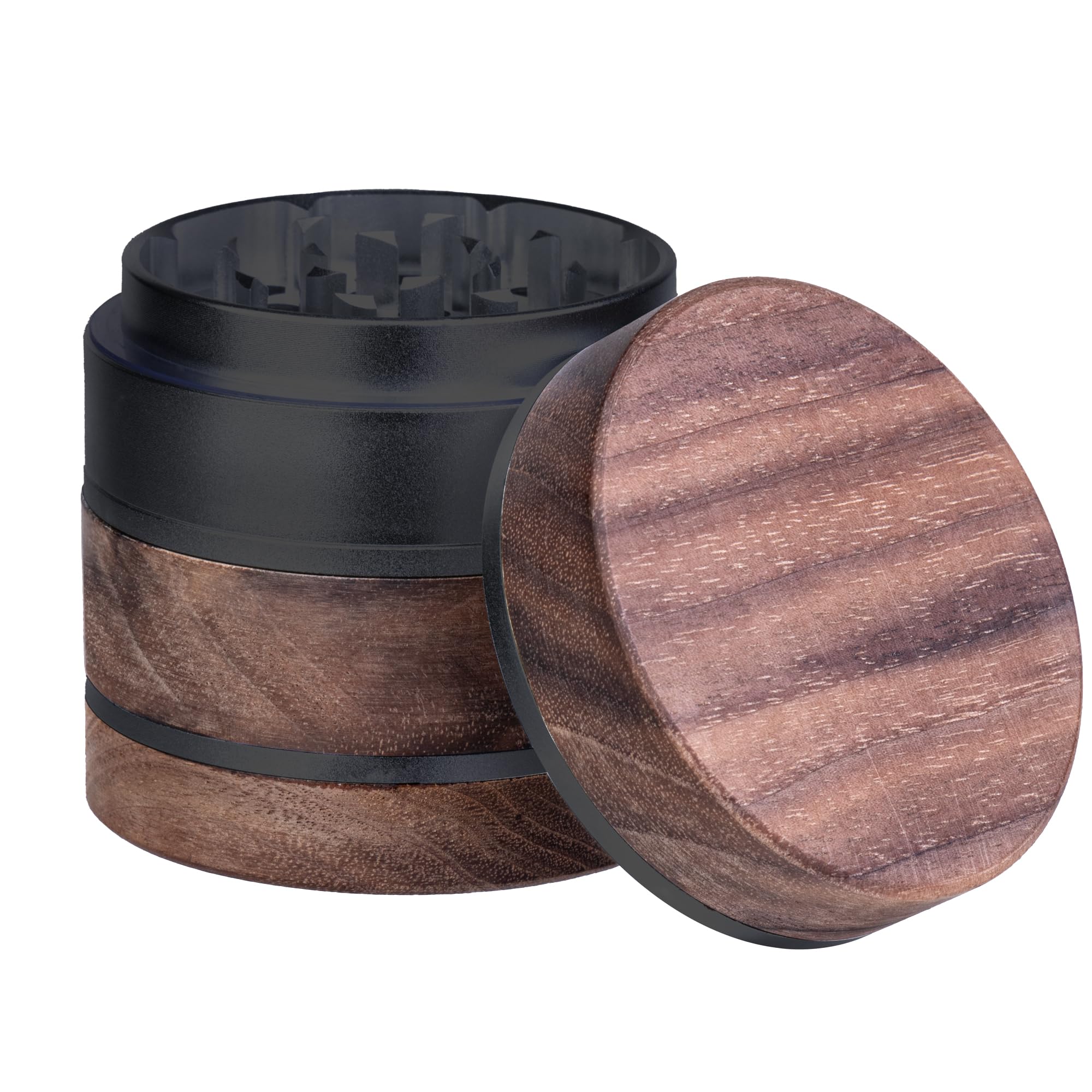 Wooden Spice Grinder, Black