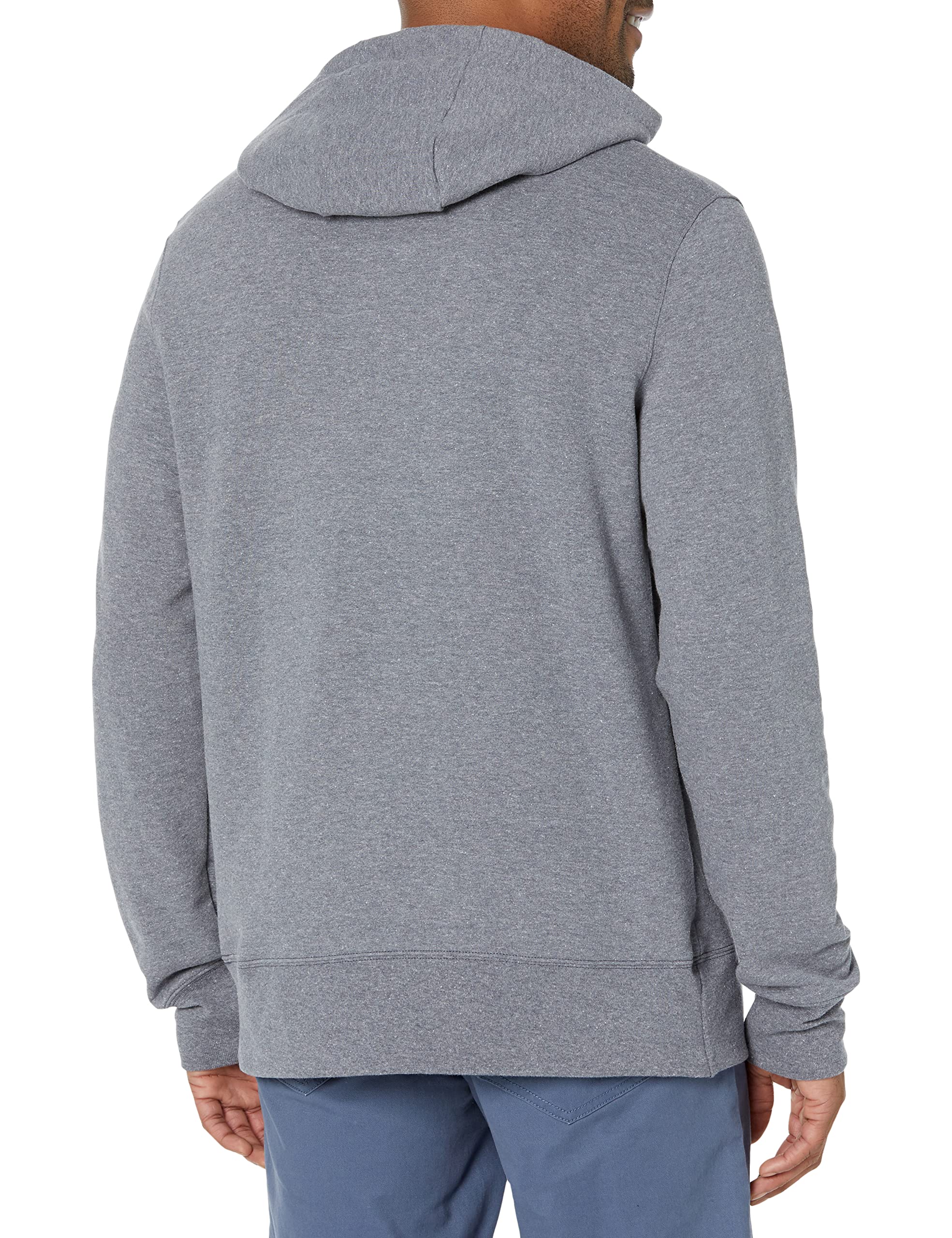 Hanes Originals Midweight Fleece Hoodie, Pullover Hooded Sweatshirt for Men, NAVY PE HEATHER, X LARGE
