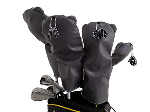 HISTAR Golf Driver Fairway Wood Hybrid Head Corver Husky Cartoon Animal Golf Cover (3Pcs)