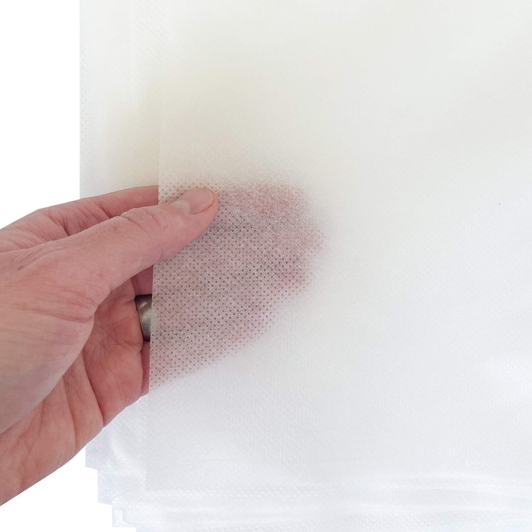 House2Home 40 Inch x 1 Yard Non-Woven Interfacing Lining Fabric, 100% Polypropylene Fabric, Heavy Weight Non-Fusible Interfacing, Great for Masks, Sewing, and Air Filter Fabric