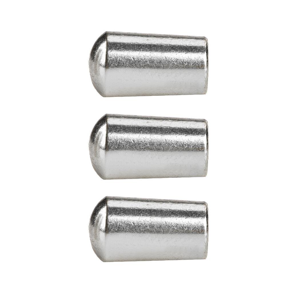 Guitar Switch Knob,Guitar Pickup Switch Tip, Guitar Toggle Switch Selector 3Pcs Copper 3 Way Toggle Switch Knob Tip for LP EPI Electric Guitar Accessory(3.5mm Silver)