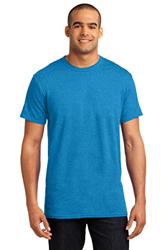 Hanes Men's 2 Pack X-Temp Performance T-Shirt, Neon Blue Heather, XX-Large