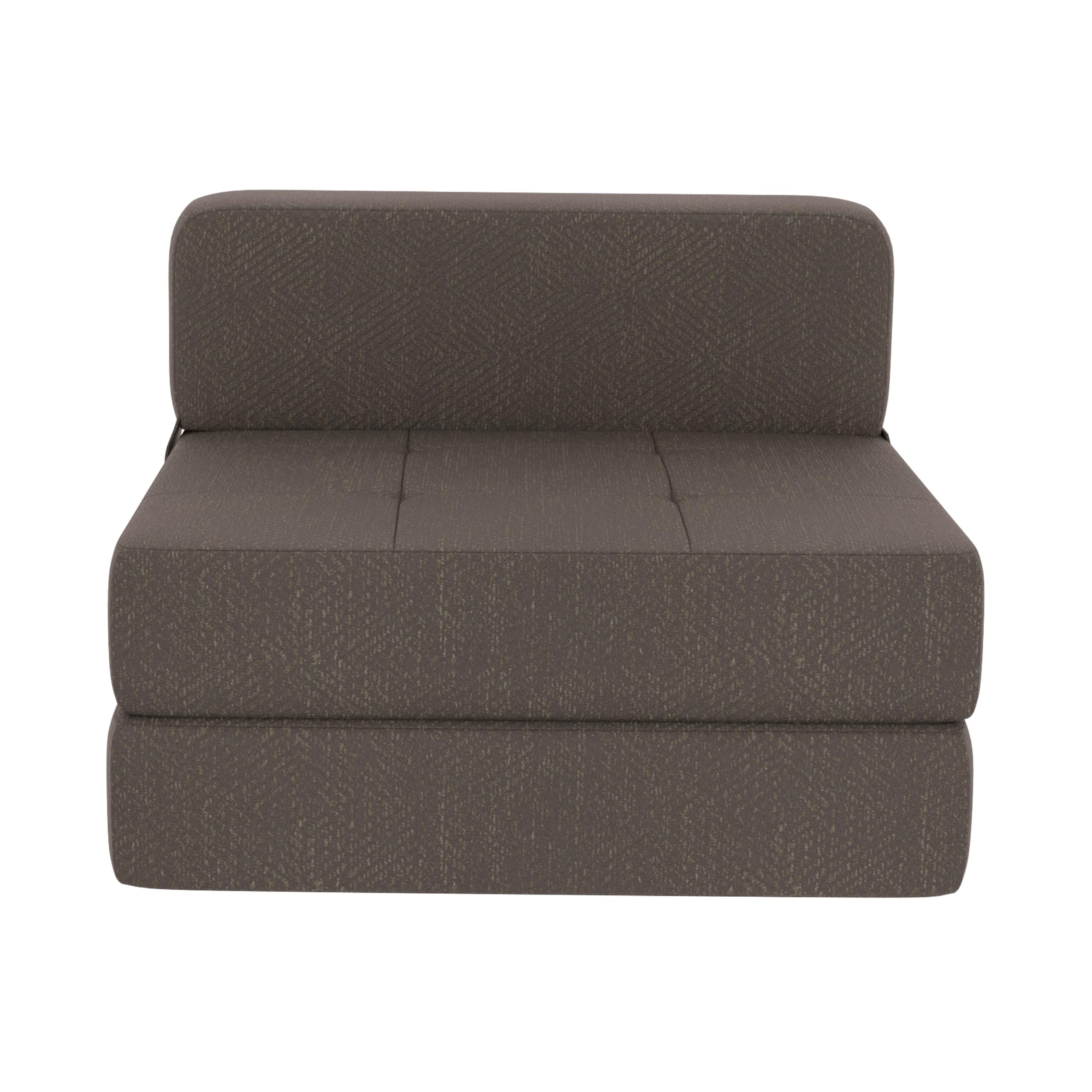 Youmumeub Convertible Sofa Bed, Floor Futon Sofa Bed with Memory Foam for Living Room & Apartment, Linen Fabric, Dark Gray