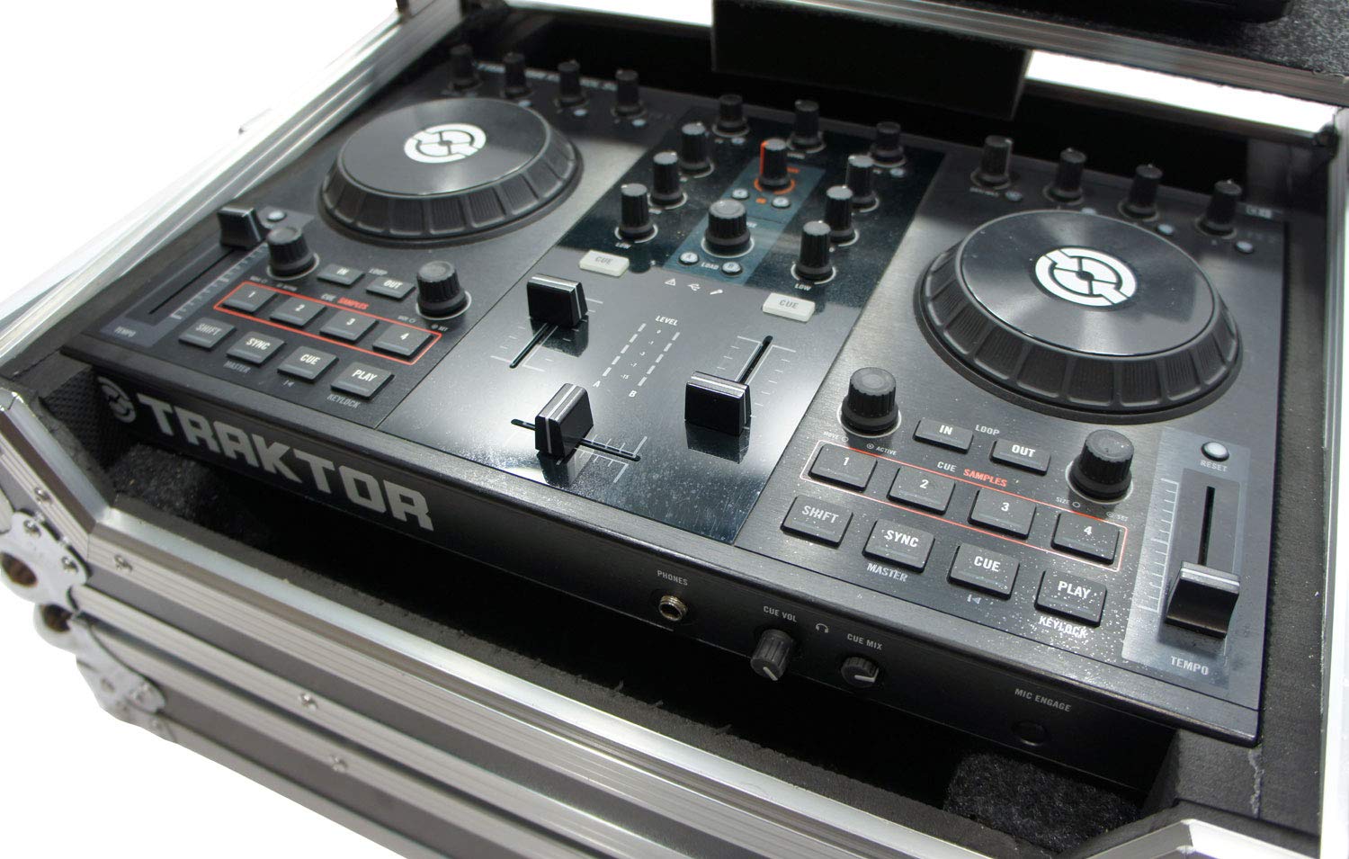 Harmony Audio HCTKS2LT Flight Glide Laptop Stand Custom Case Compatible with Traktor Kontrol S2