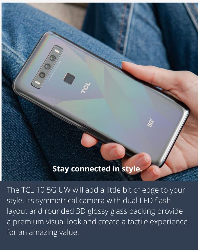 TCL 10 5G UW 128GB Diamond Gray Smartphone (Verizon)