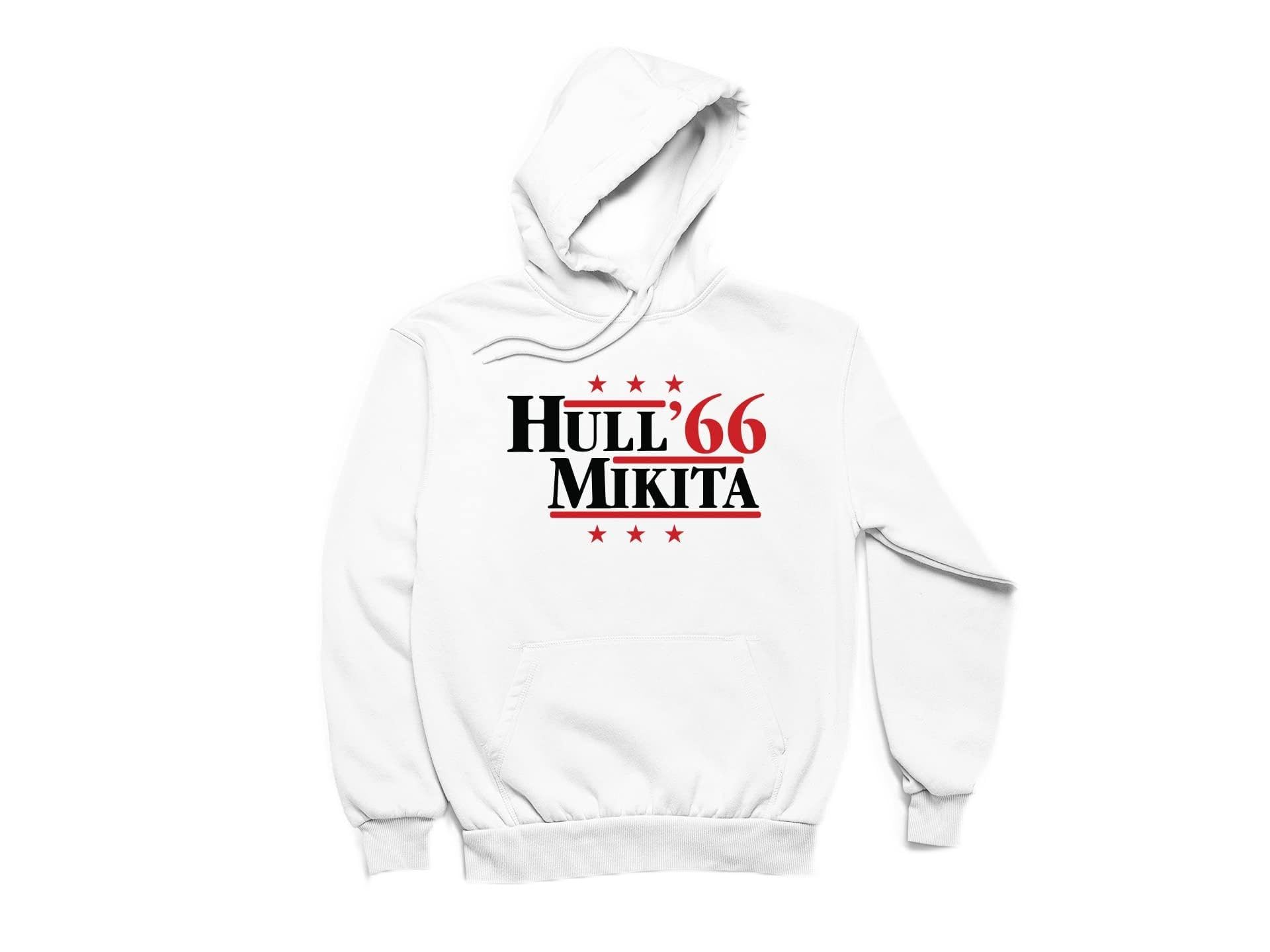 Hull & Mikita '66 - Political Campaign Parody Hoodie - White - XL
