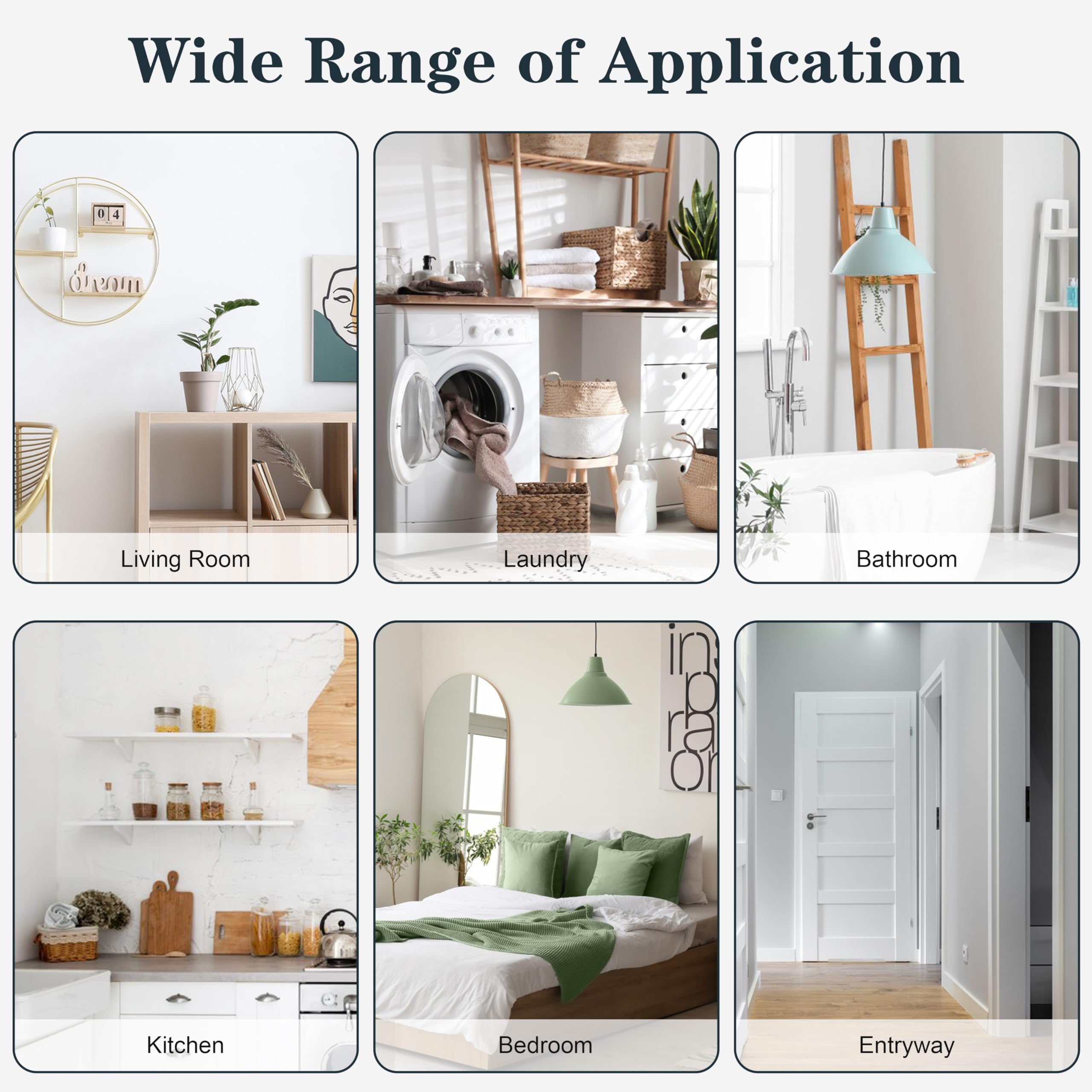 SUNLEI Bathroom Cabinet Wall Mounted with Mirror Door, Over The Toilet Storage Cabinet with Doors and Shelves, Bathroom Medicine Cabinets with 6 Open Shelves for Bathroom Organizer or Laundry(White)