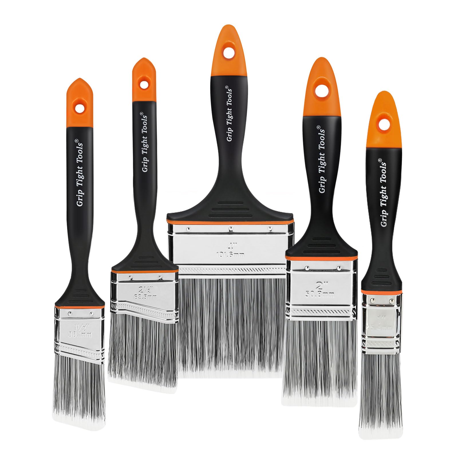 Grip Tight Tools PL02 Professional Orange Plus Paint Brush, 1-1/2"