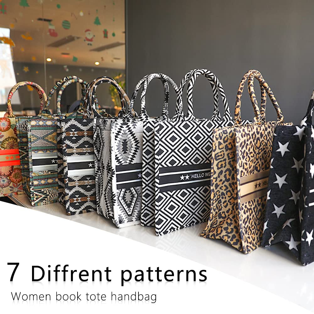 Large Tote Bag for Women, Embroidery Handbags for Women Weekender Handbags
