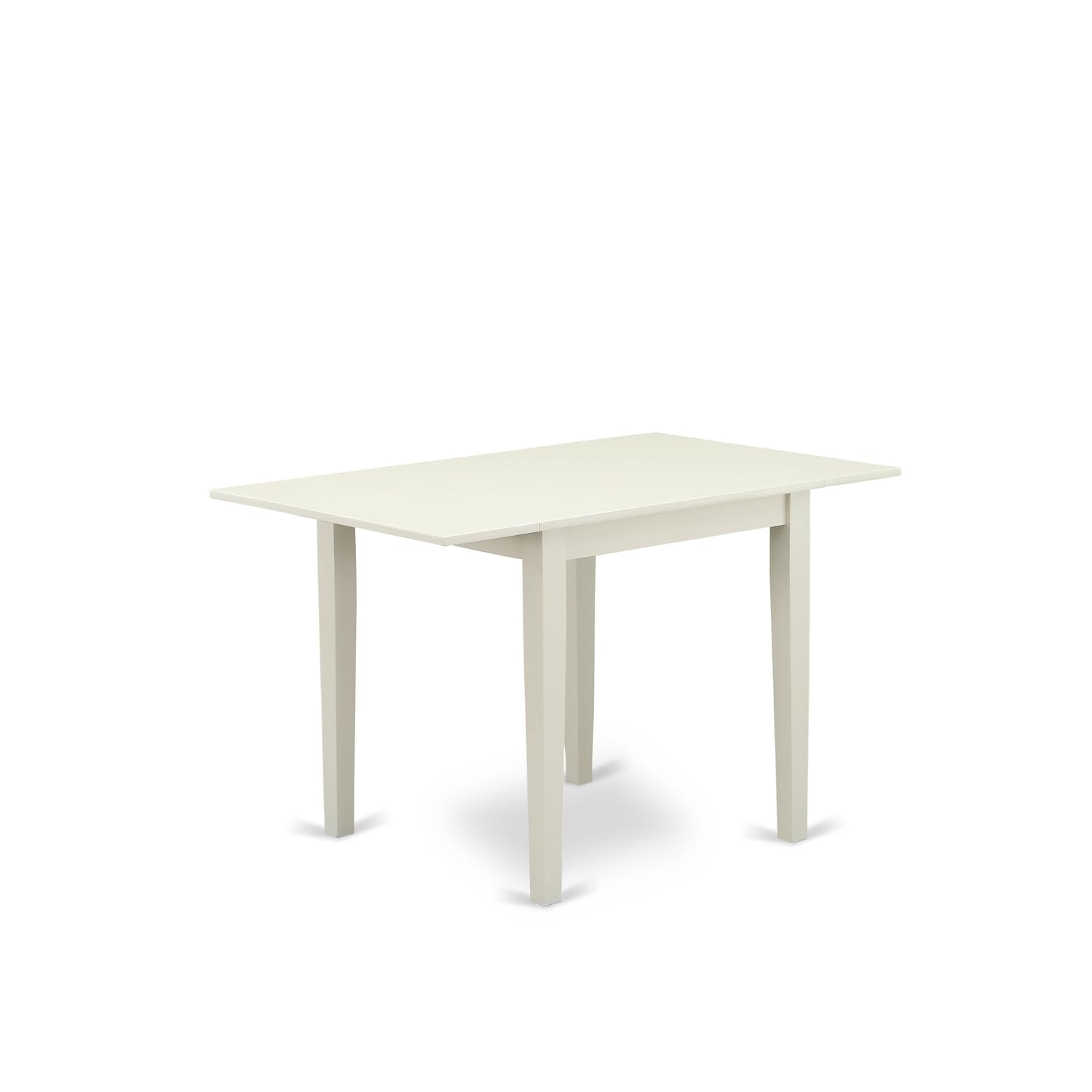 HomeStock French Fabulous Dining Set 5 Pc- 4 Marvelous Kitchen Dining Chairs and an Eye-Catching Wooden Dining Table - Linen White Finish Wooden Chair Seat - Linen White Finish Hardwood Structure.
