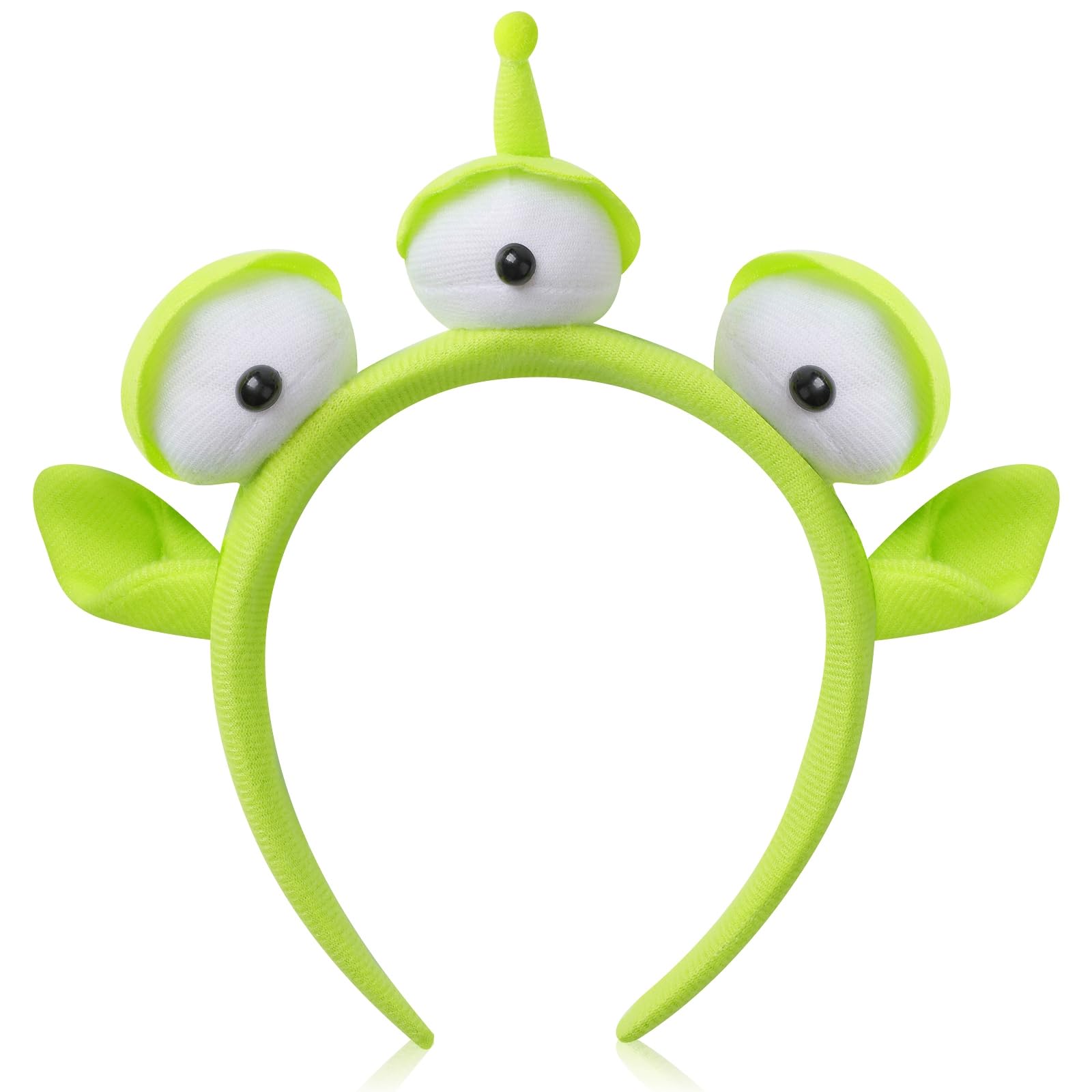 Three-eyed Alien Monster Toy Headband Cute Plush Headband Headwear for Themed Party Girls and Kids (1 Pcs)