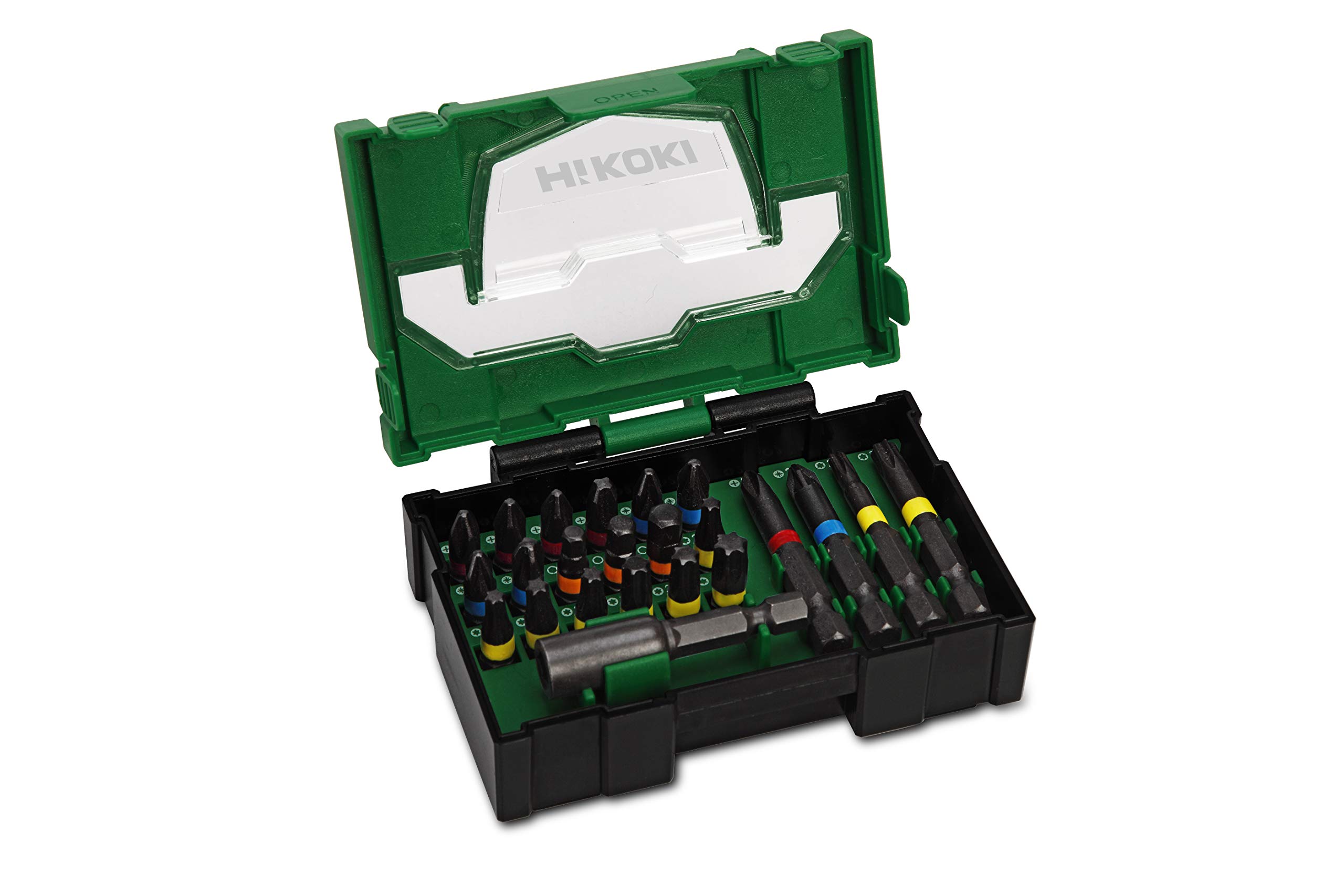 Hitachi 400.300.21 Stackable Accessory Bit Set (23 Pieces), Set of 7