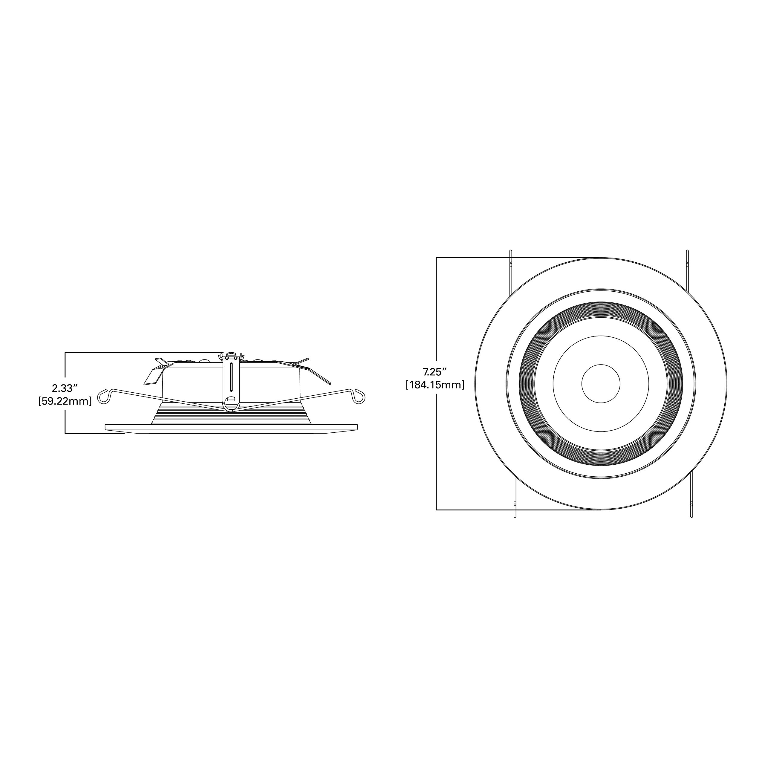 HALO Home RL56 Bluetooth Smart Integrated LED Recessed Ceiling Light, Tunable CCT (2700K-5000K), White, 5 in. and 6 in.