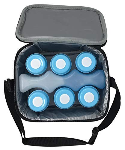 Healthy Packers Ice Packs for Coolers | Can Coolers | Breastmilk Cooler Ice Pack | Long-Lasting Reusable Ice Packs (6 Can - 4 Pack)