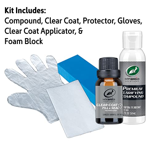 Turtle Wax 53836 Hybrid Solutions Scratch Repair Kit, Car Remover and Restorer That Repairs Surface Scratches, Swirls, Paint Transfer More, Boxed Kit