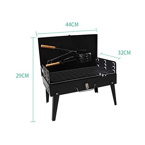 HALOU Barbecues Set Outdoor Portable Thickened Oven Outdoor Household Small Charcoal Grill