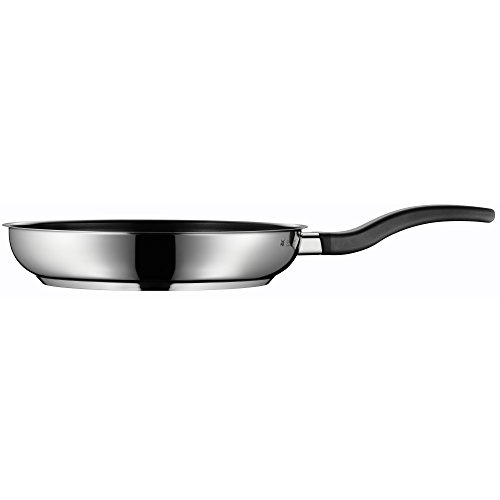 WMF 733646299 Devil Hand Wash Frying Pan Teflon Platinum coating 24 cm Diameter Devil Stainless Steel Cromargan Stainless Steel Suitable for Induction, Stainless Steel, Silver, 46 x 26 x 8,19999999999