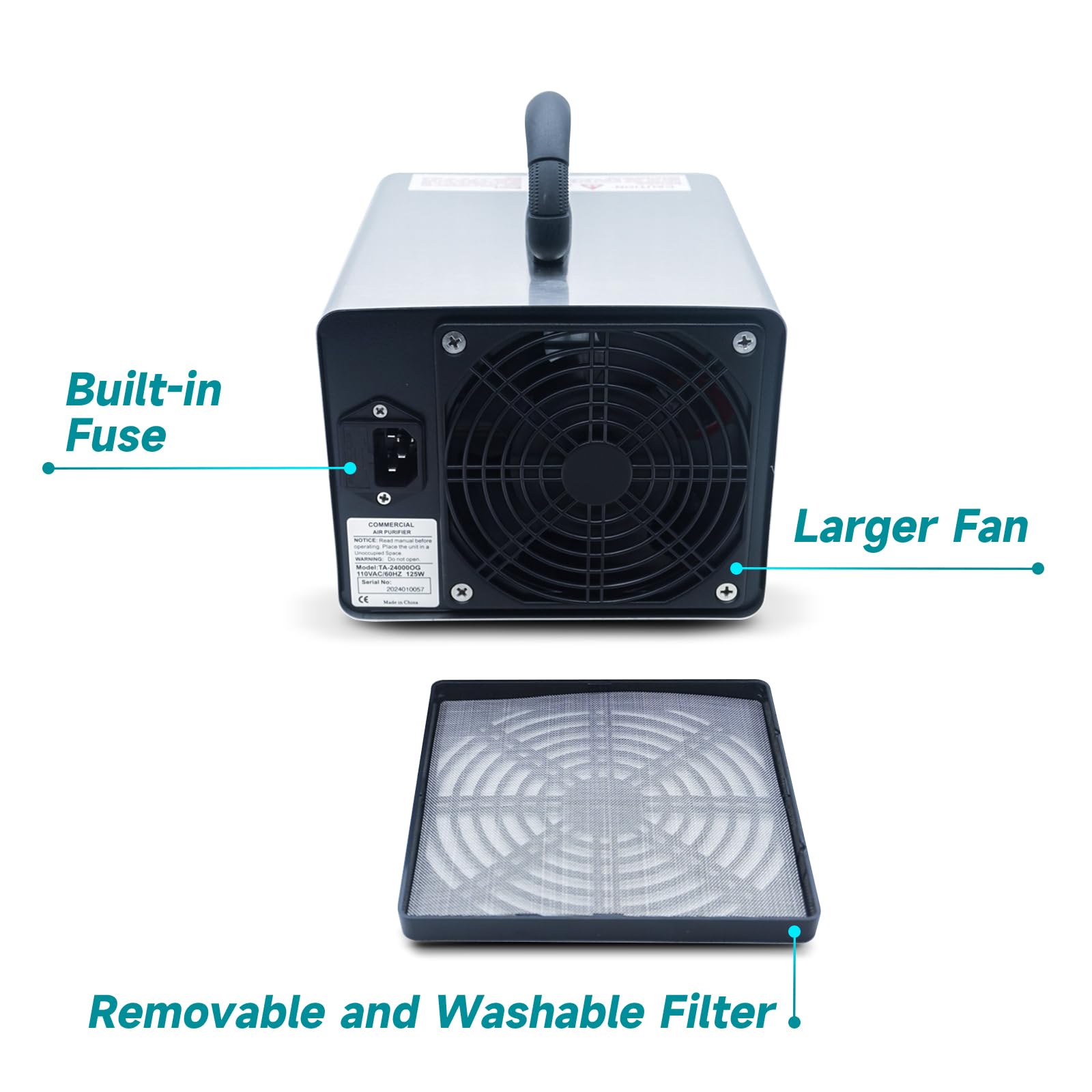OLANDILRT 24,000mg/h Ozone Machine for Home, Car and Basement
