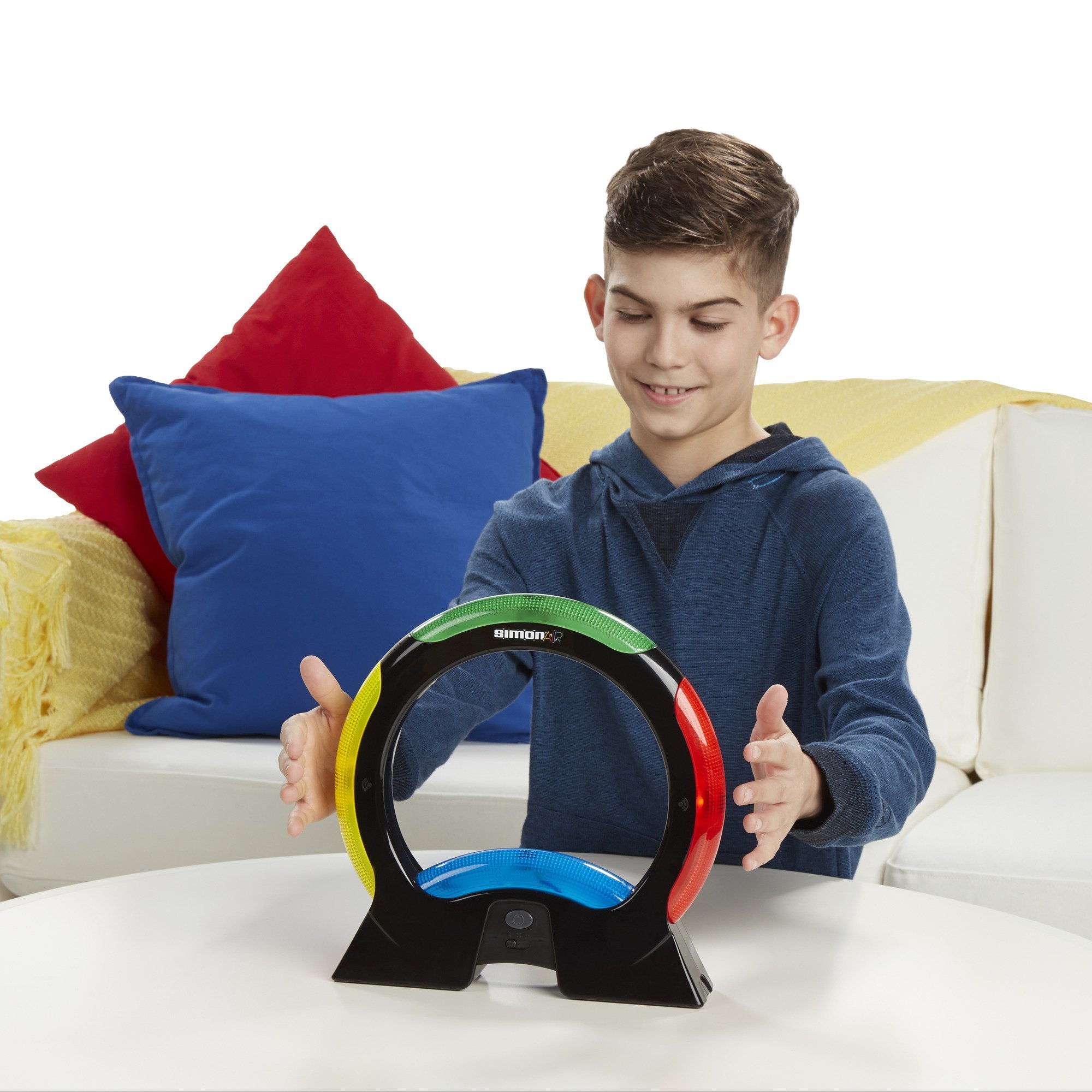 Hasbro Simon Air Game – Touchless Technology – Master the Moves to Win – Solo and 2 Player Mode – A Modern Twist on the Classic Game,96 months to 1188 months