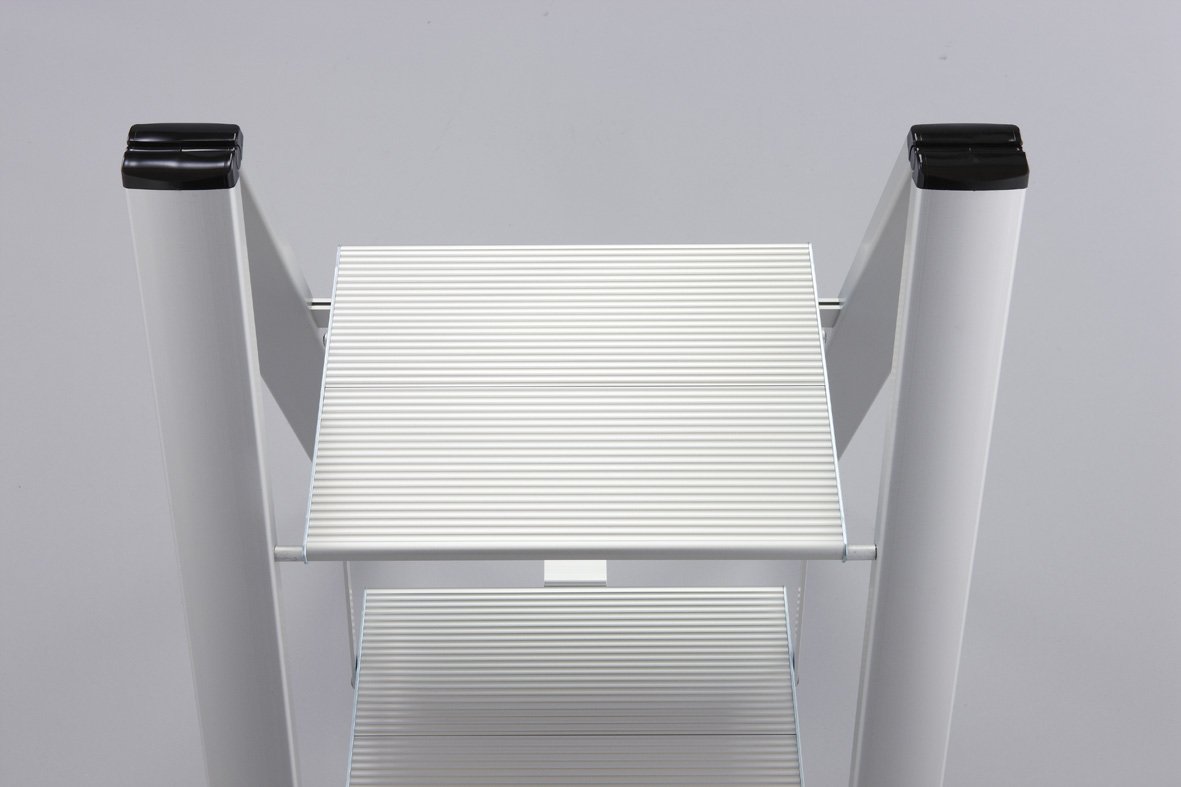 Hasegawa Ladders Slim Step Ladder, 3, White