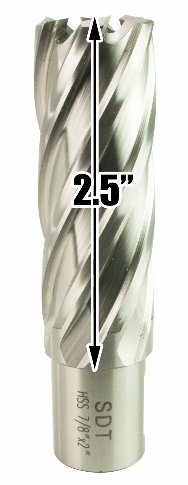 Steel Dragon Tools 7/8" x 2" High Speed Steel Annular Cutter with 3/4" Weldon Shank