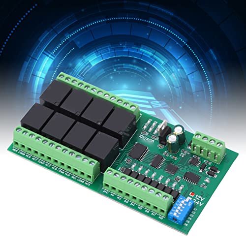 Relays Board Controller, Safe Protection 8 Channel DC 12V Relay Module for Working