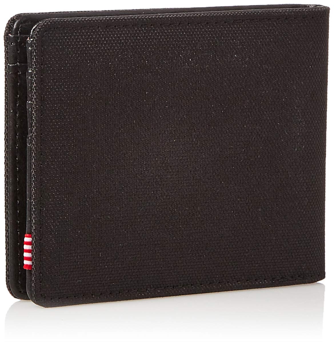 Herschel unisex adult Hank Rfid Bi Fold Wallet, black/black Synthetic Leather, One Size US