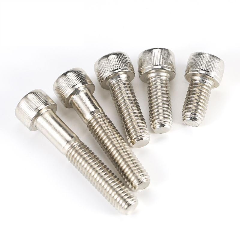 Hexagon Socket Screws 10pcs Nickel Plated Cylindrical Cup Head Bolts 12.9 Grade Hexagon Socket Screws (Size : M5*12)