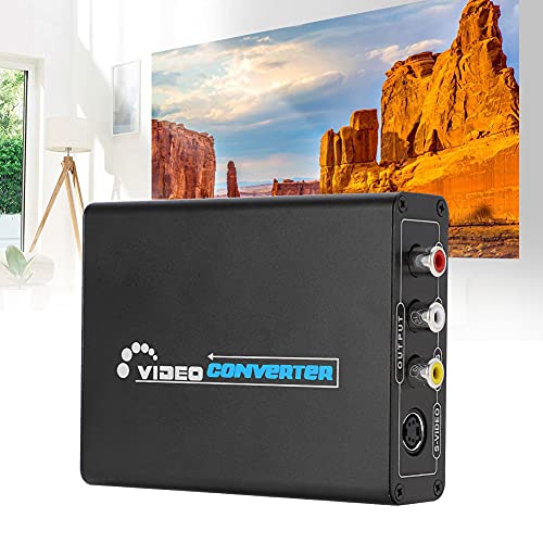 GUPE Video Converter, HDMI Converter HDMI to Av S Terminal for Svideo for CRT TV(#1)