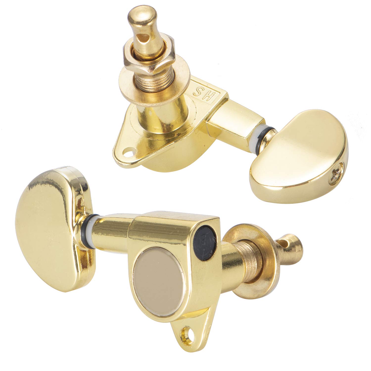 Gusnilo Guitar Tuner Pegs 1set 3l3r Grover-style Guitar Tuner Grover Tuners Head Gold