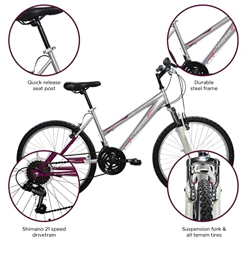 Highlight 24 inch MTB Bicycle, Silver