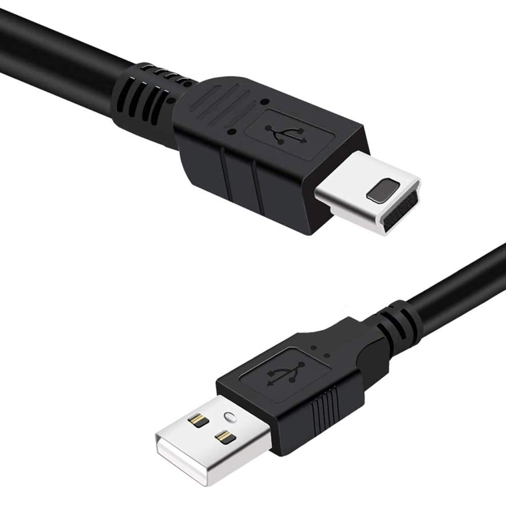 HAUZIK Charger Cable USB Charging Cord Compatible with PS3 Sony Playstation 3 Controller CECHZC2U DualShock 3 SIXAXIS (2 Pcs, 10 ft)