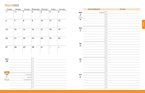 Happy Hues 2022 6 x 7.75 Inch Weekly Desk Planner by Plato, Fashion Designer Stationery