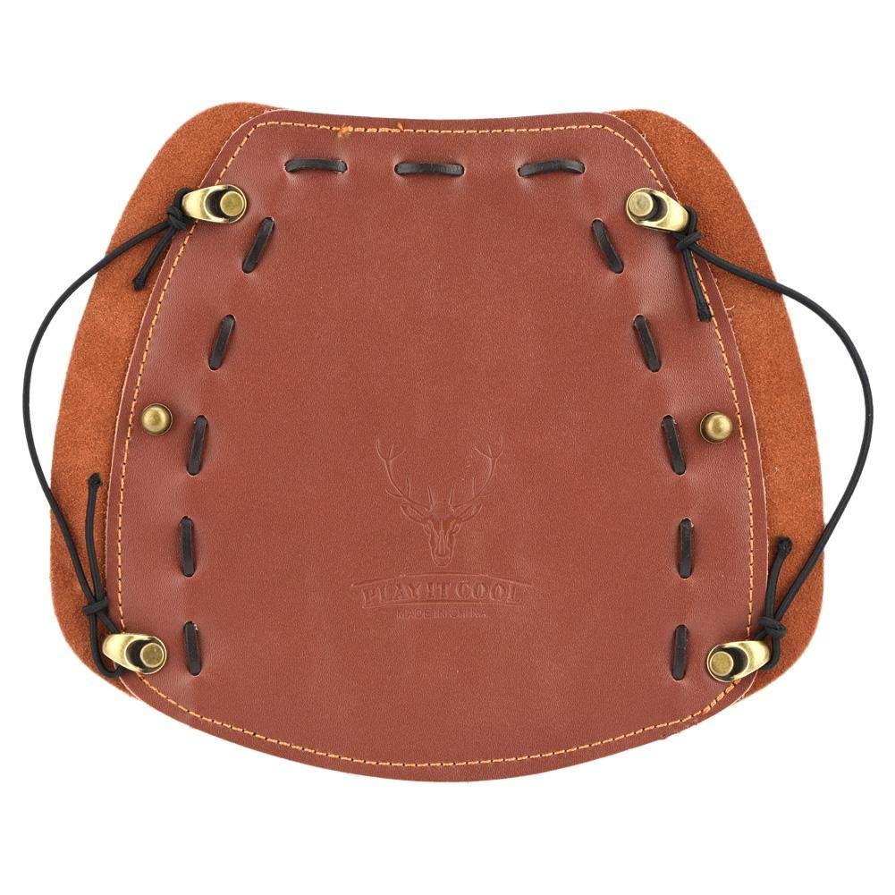 Hoseten Archery Armguard, Arm Guards for Archery Leather Bracers Leather Arm Guards, for Adolescent for Children Protective Gear