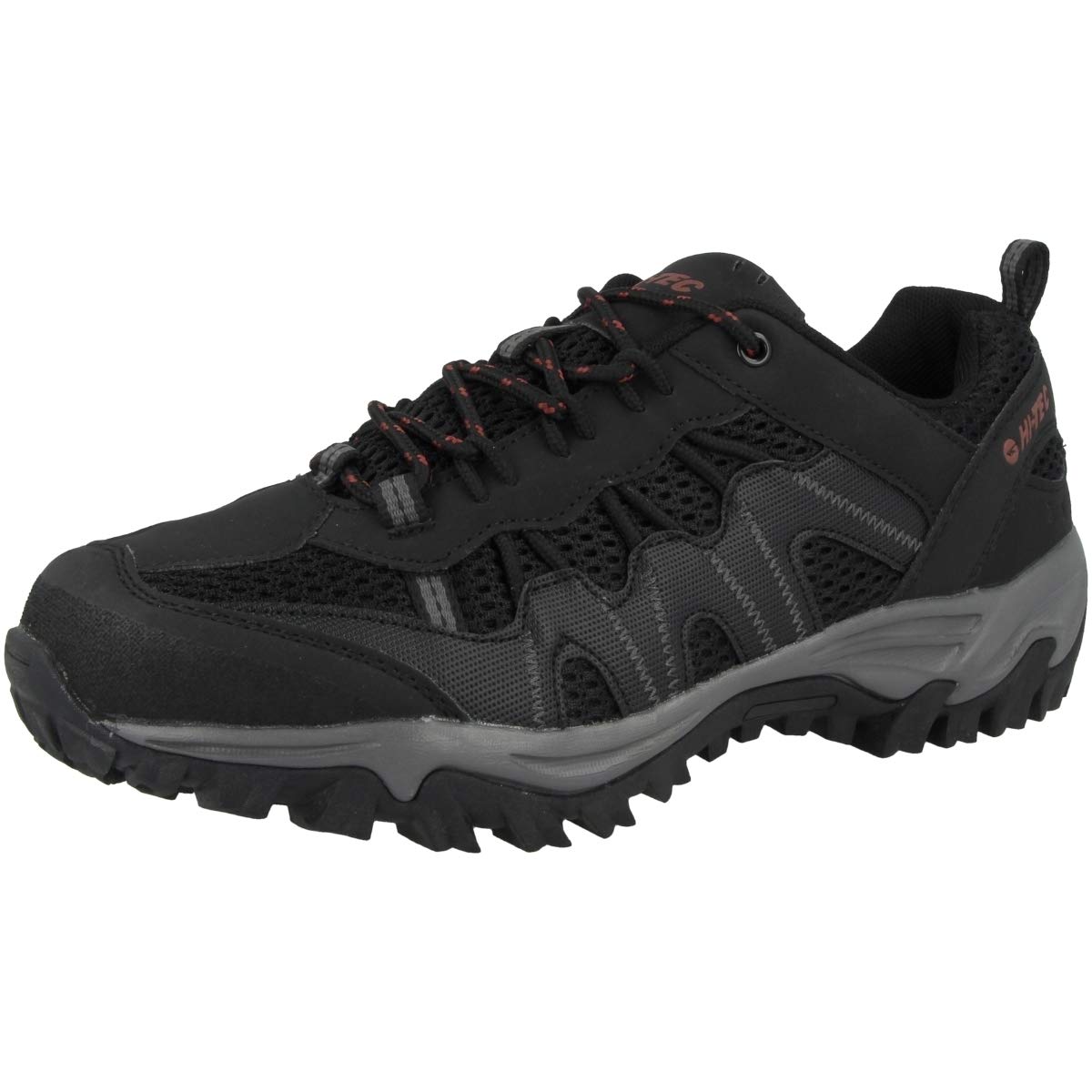 Hi-Tec Men's Low Rise Hiking Boots, Black Black Picante 21, 13