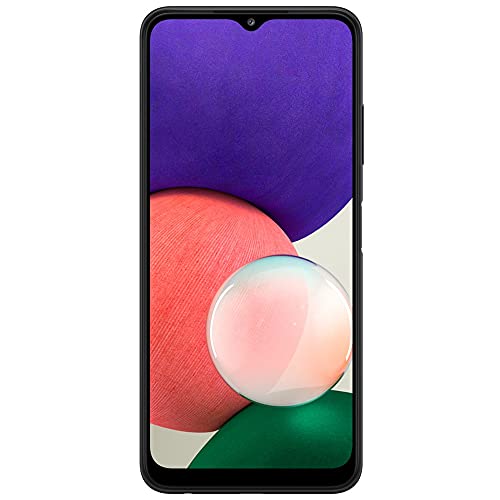 SAMSUNG Galaxy A22 (64GB, 4GB) 6.4", 5000mAh Battery, 48MP Quad Camera, Dual SIM GSM 4G Volte Unlocked (T-Mobile, Metro, Global) International Model A225M/DSN (Fast Car Charger Bundle, Black)