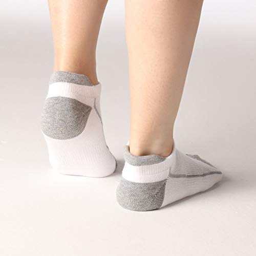 Heatuff Womens Low Cut Ankle Athletic Socks Cushioned Running Performance Breathable Tab Sock 6 Pack