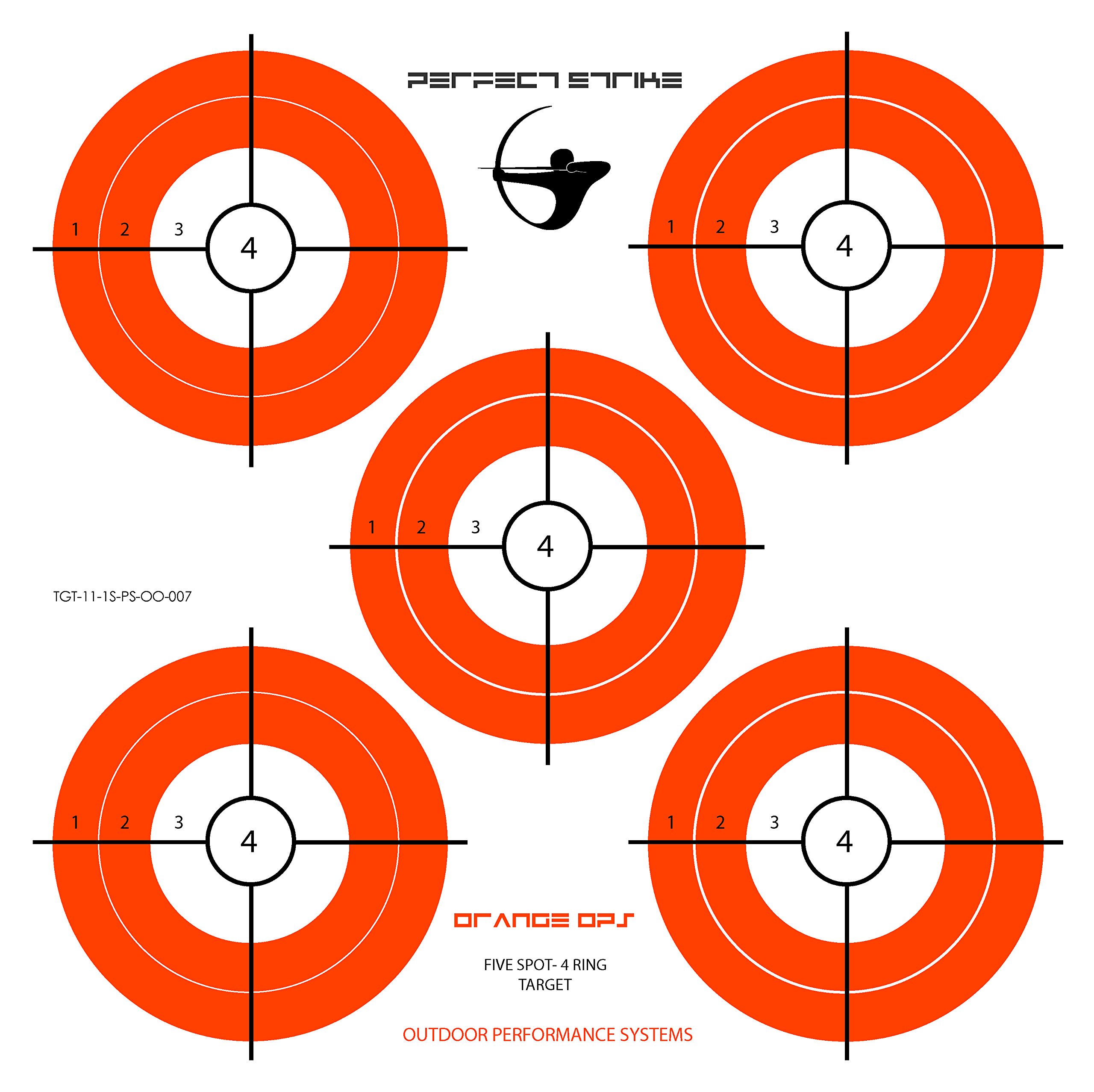 Heavy Paper Targets for Archery and Marksmanship. Great for practice indoors at the range or in the back yard. 12"x12" (24 Targets)