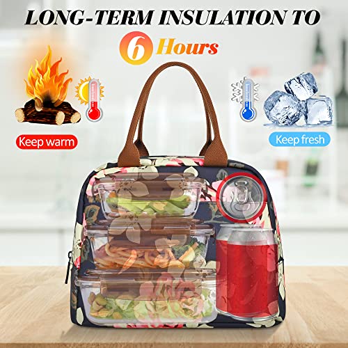 UTOTEBAG Laptop Backpack for Women, Bag Set Backpack for 15.6inch Computer with USB Charging Port, Water Resistant College Nurse Backpack Set with Makeup Bag Lunch Bag for Work/Business/Travel, Gray