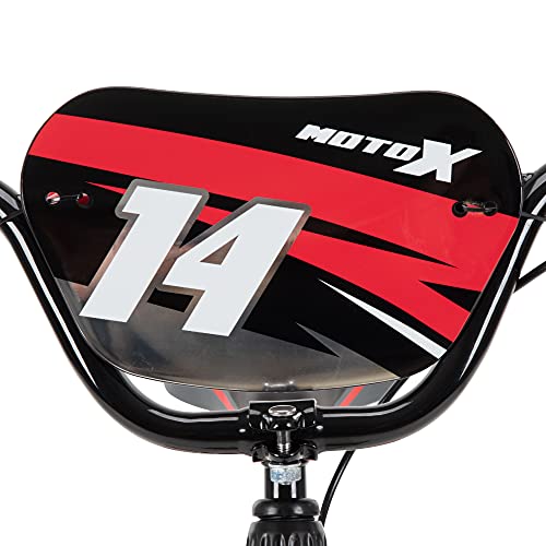 Huffy Kid Bike, Moto X, Fast Assembly Quick Connect, 14" Gloss Red