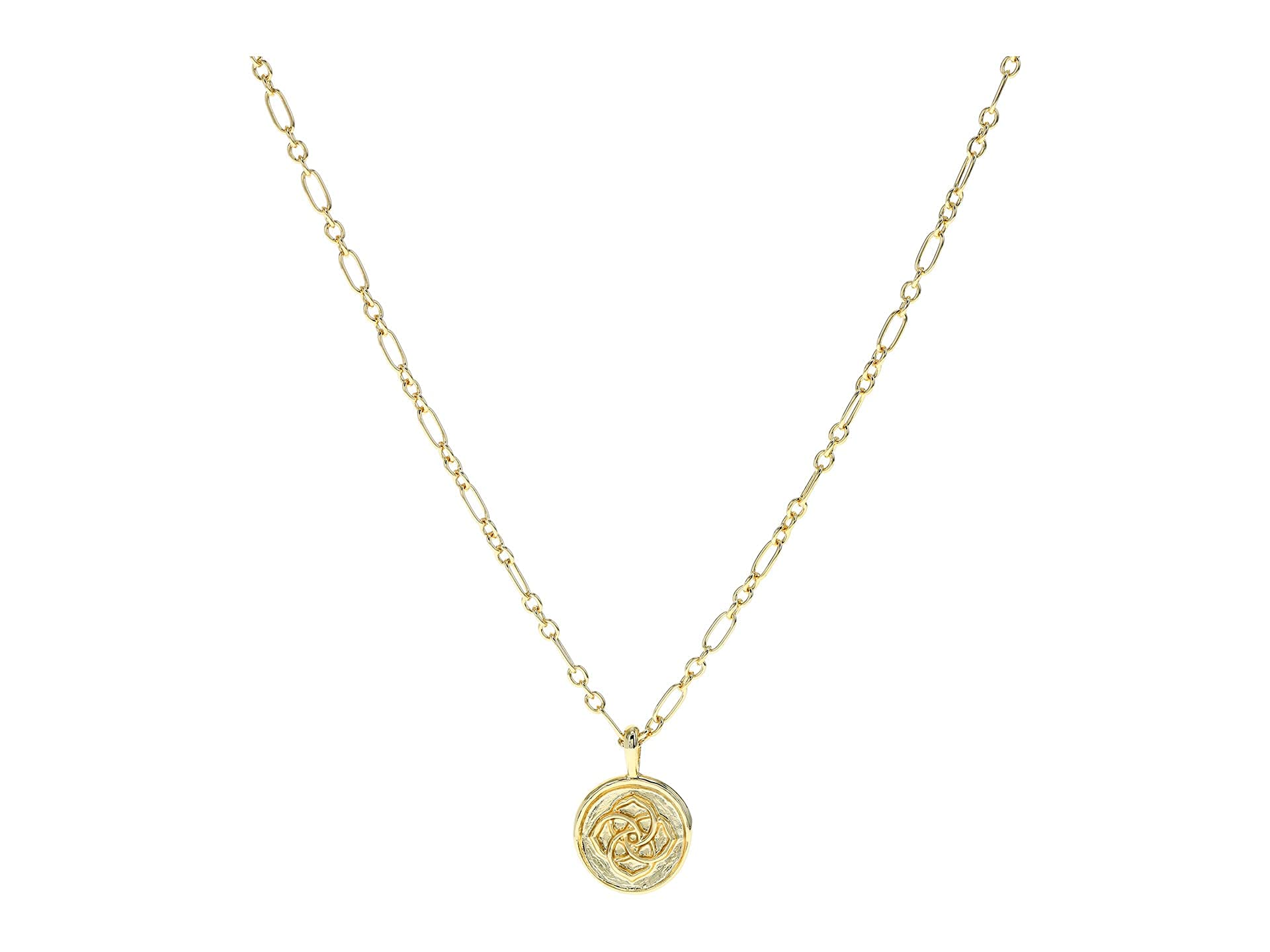 Kendra Scott Dira Coin Pendant Necklace Gold Metal One Size