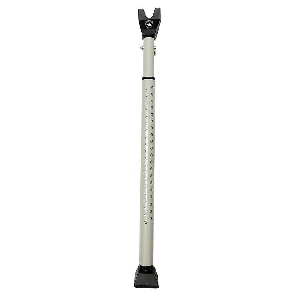 Guard Dog Security Door Jammer 2-in-1 Adjustable Door Knob Jammer & Sliding Patio Door Security Bar β 40 Different Adjustments (White)