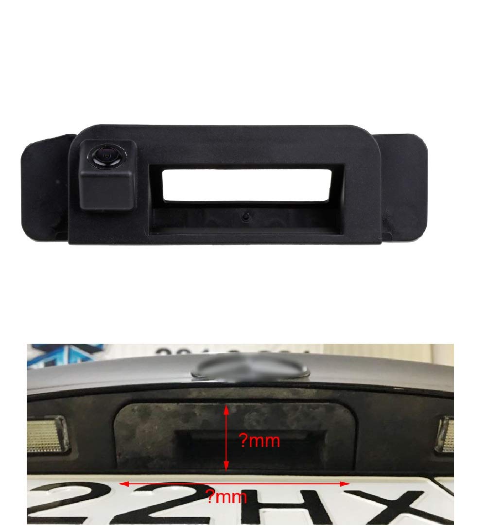 HD 1280x720p 170° Rear Reversing Backup Camera Tailgate Handle Replacement Night Vision Waterproof for Mercedes-Benz C -Class W205 C180 C200 C280 C300 C350 CLA W117 CLA250/CLA260/CLA45 2014-2016