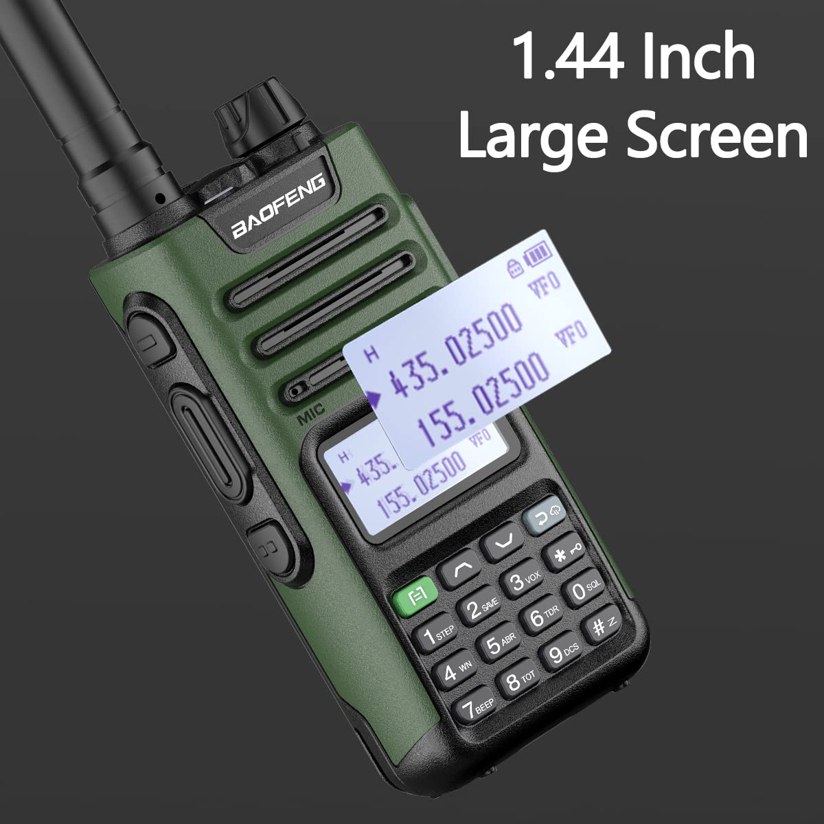 Ham Radio Baofeng TP-8R Two Way Radio Handheld Long Range Type -C Charging Dual Band Rechargeable Walkie Talkie with Tactical Antenna,Speaker Mic and Programming Cable Complete Kit